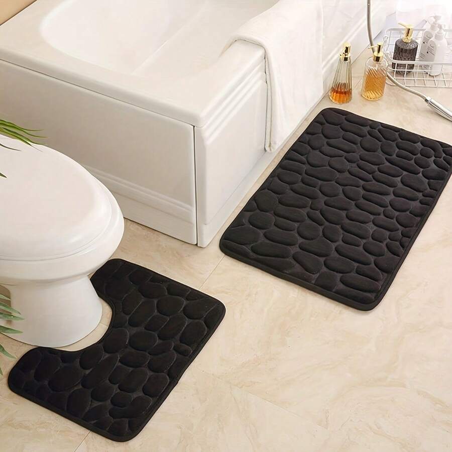 1 pieza/2 piezas Alfombra de piso absorbente y antideslizante de ...