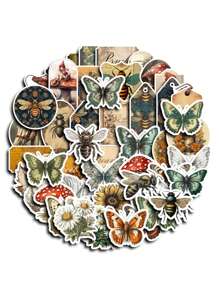 50pcs Mori Style Stickers For New Year, Valentine's Day, Easter ...