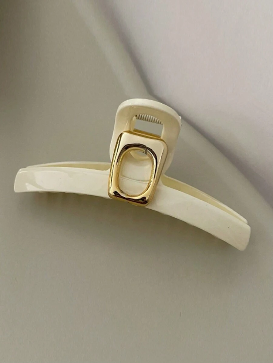 Korean Style Square Hair Clip, Elegant Minimalist Design For Holding ...