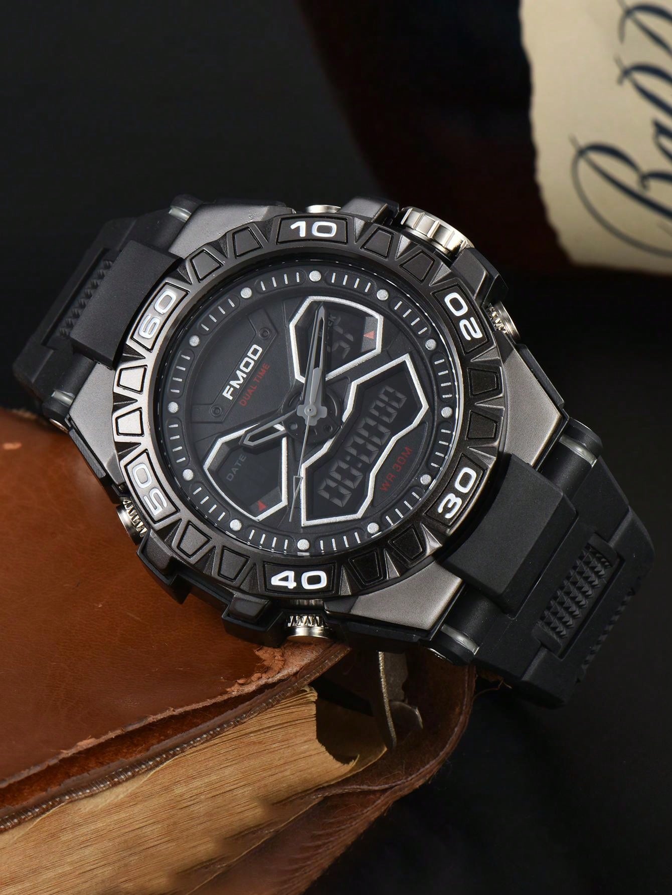 Dual Display Electronic Quartz Watch With Multi-Function Business ...