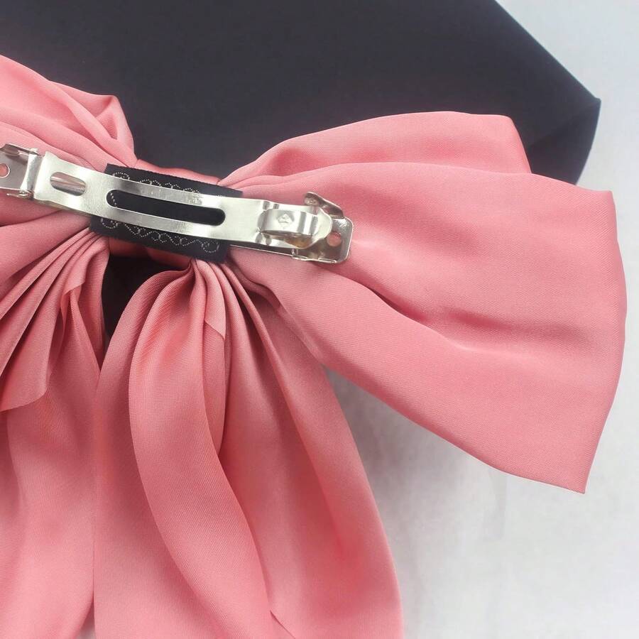3PCS Big Silky Satin Hair Bows For Women Girls Large Hair Barrettes ...