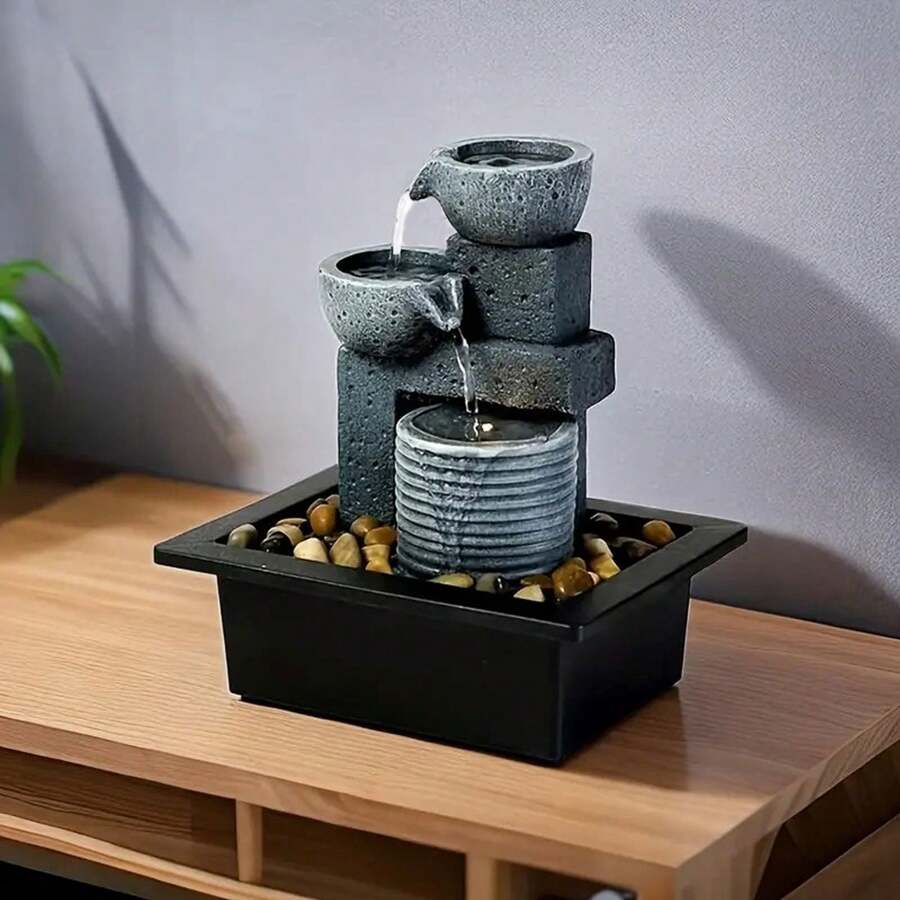 1pc Tabletop Water Fountain Relaxation Tabletop Fountain Indoor ...