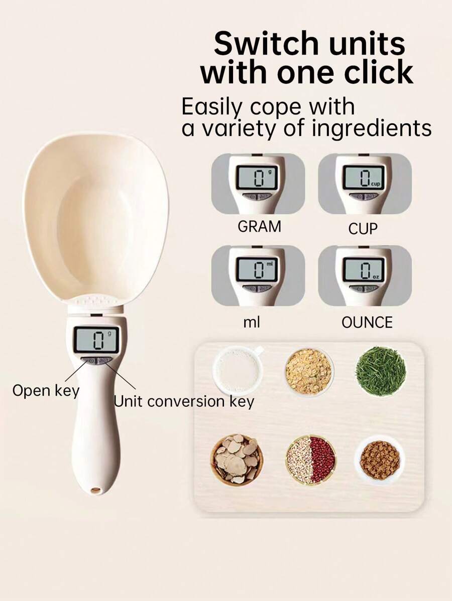 1 Piece Of Electronic Measuring Spoon Kitchen Scale, Accurate To 0.1g ...