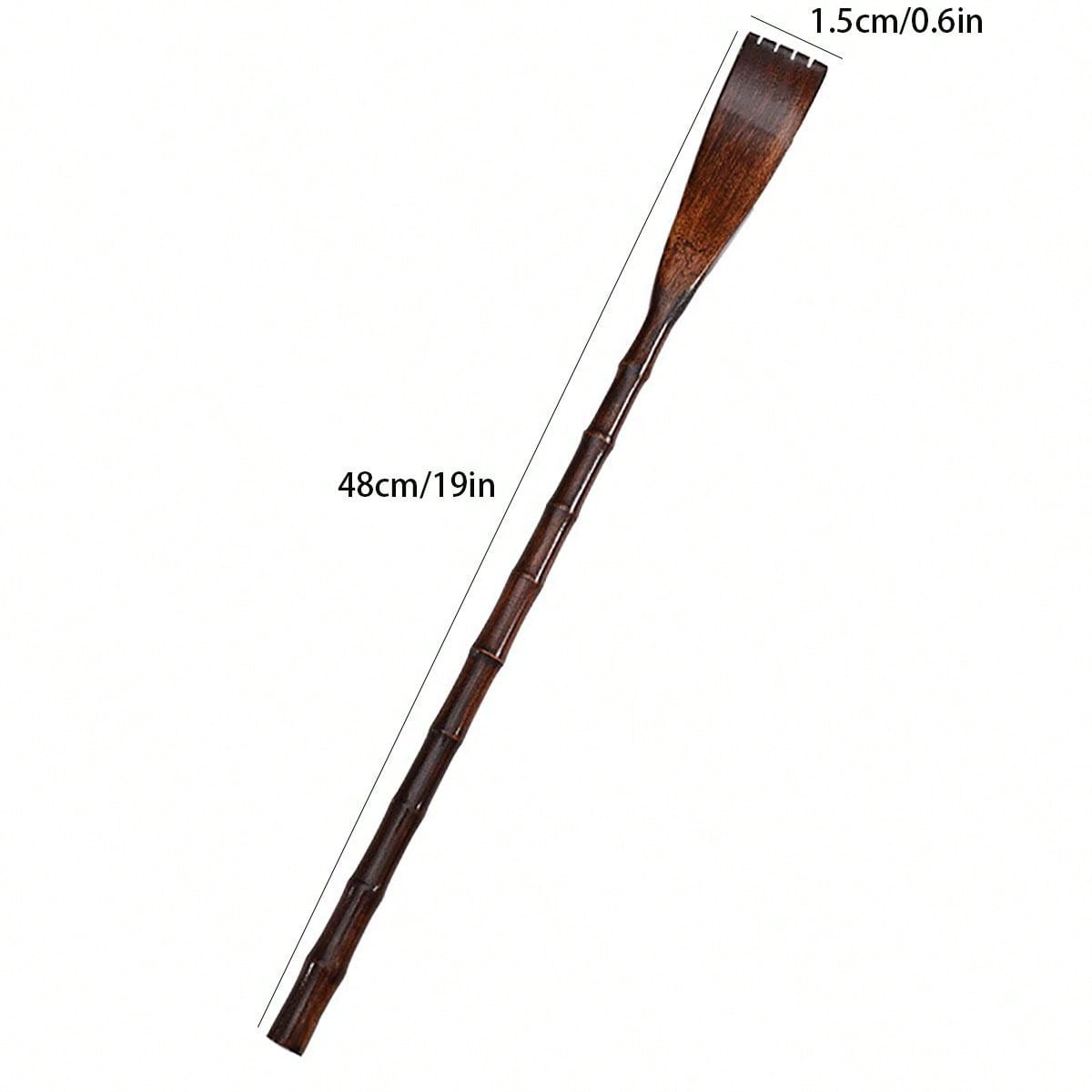 1pc Wooden Back Scratcher With Long Handle, Massage Rake Design, Easy ...