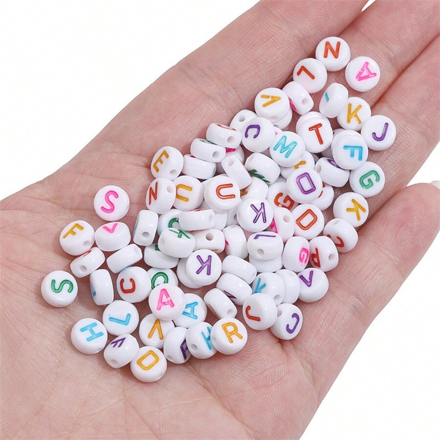 1000pcs/Set 26 English Alphabet Diy Bracelet Jewelry Making Kit | SHEIN UK