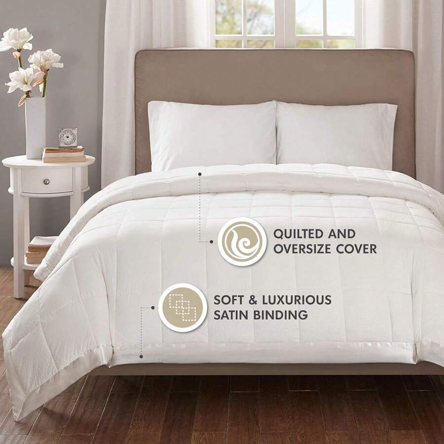 Madison Park Cambria Down Alternative Blanket, Premium 3M Scotchgard ...