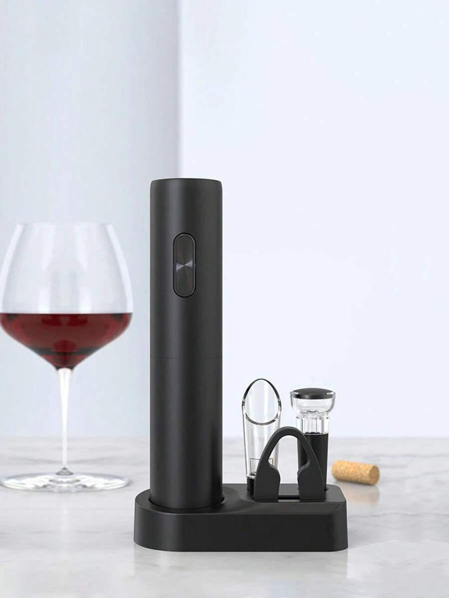 1Set Automatic Electric Wine Opener Set With Foil Cutter, Red Wine ...