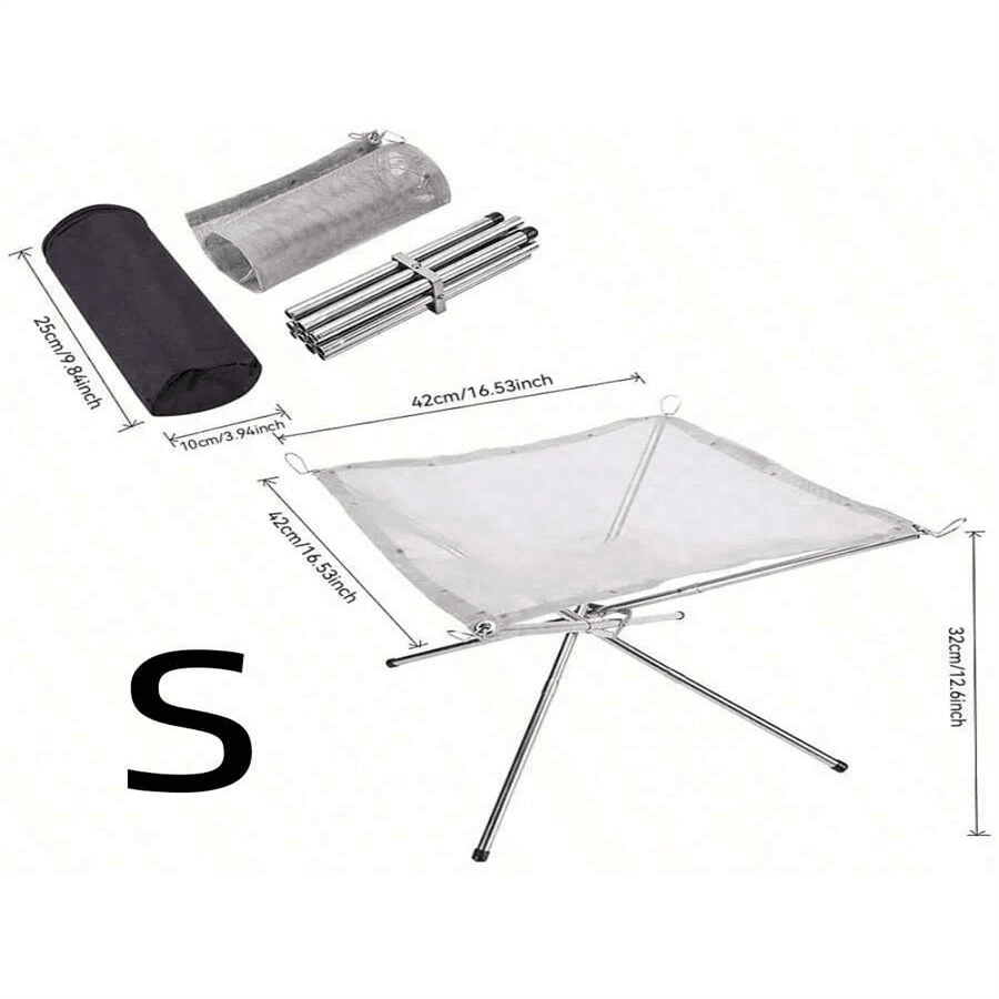 1Pc Bonfire Campfire Pit Camping Wood Stove Stand Frame Fire Rack ...