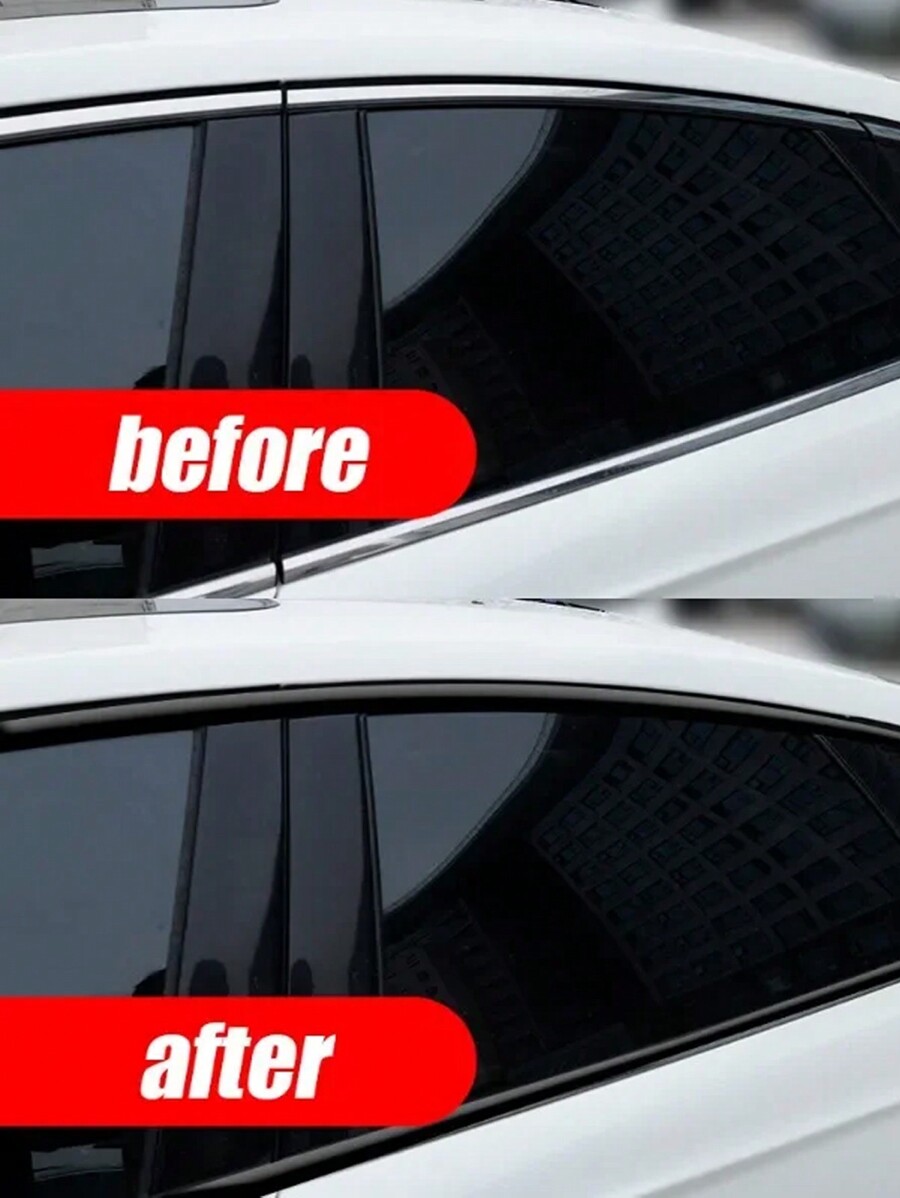 7cm Car Sticker Matte Black Vinyl Wrap Film Car Modification Film Car ...