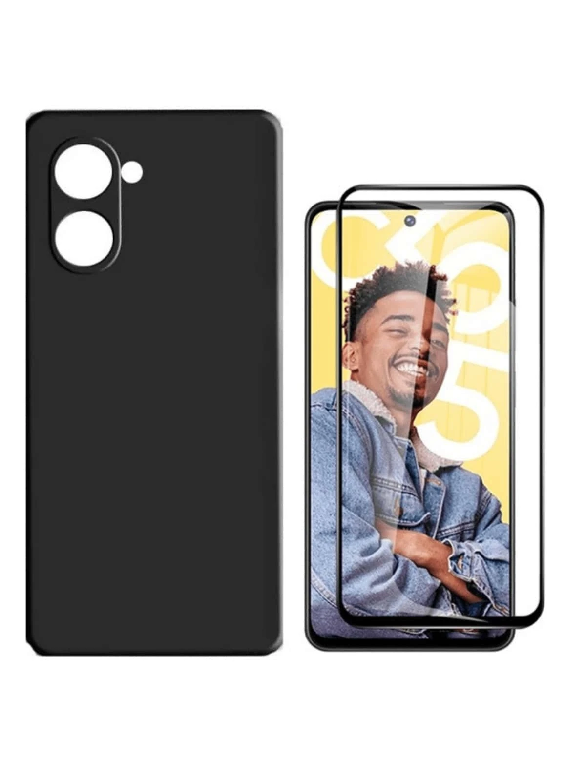 Capa Capinha Slim + Película Vidro 3d Para Realme C55 4g | SHEIN Brasil