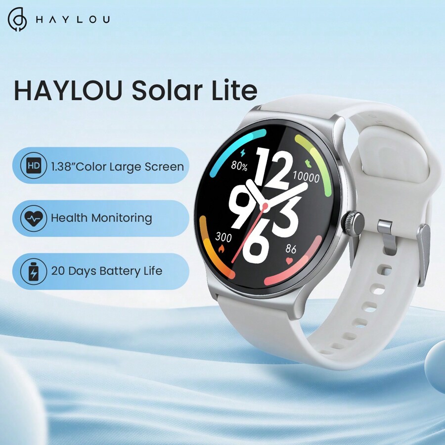 HAYLOU HAYLOU Solar Lite Smart Watch 100+ Workout Modes Smartwatch ...