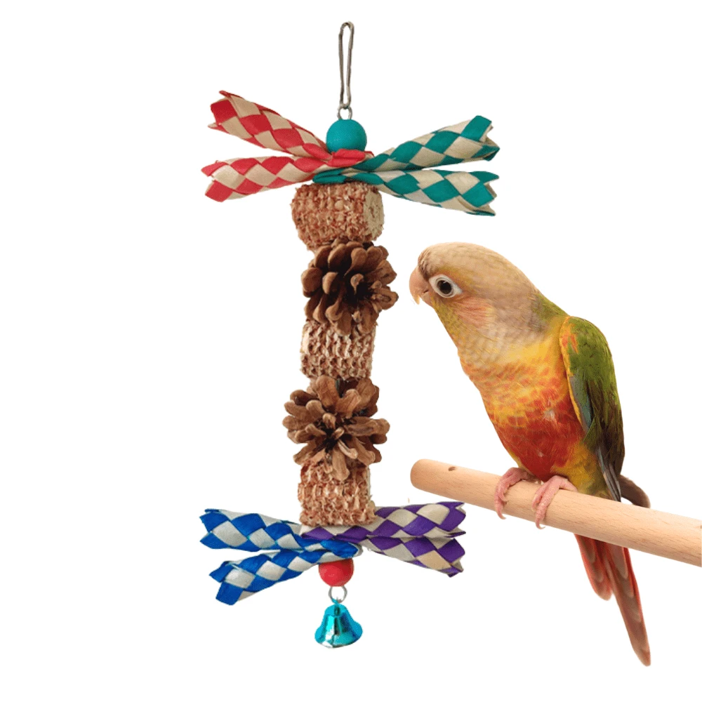 Parrot Toy Peony, Mysterious Phoenix, Tiger Skin Design Diy Weaving Toy ...