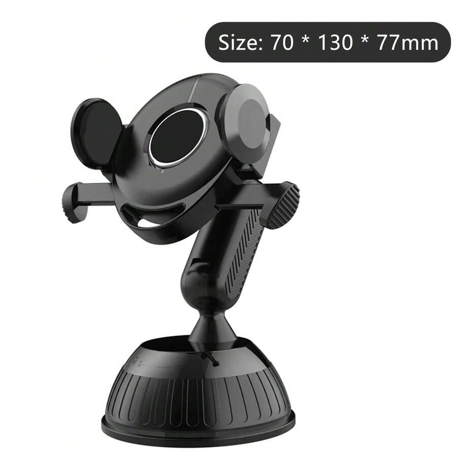 Car Cell Phone Center Console Suction Cup Silicone Bottom Auto Lock ...