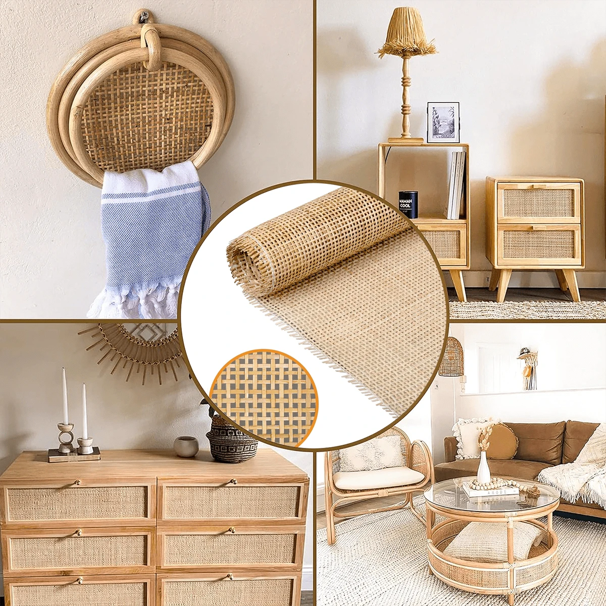 Diy Handicrafts Rattan Weaving Strip - Segmented Material - Rattan ...