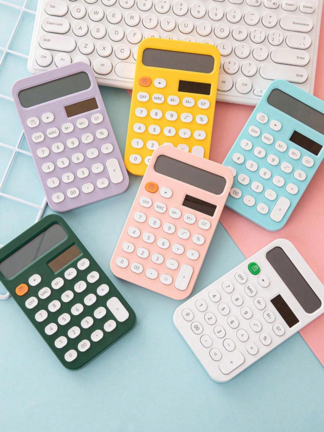 1pc Multicolor Simple & Multipurpose Calculator, Random Color, Suitable ...