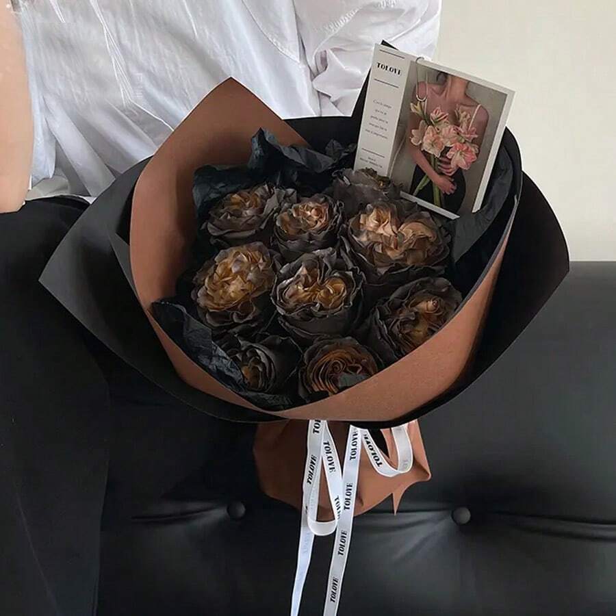 20 Sheets/Package European Style Elegant 2-Toned Wrapping Paper For ...