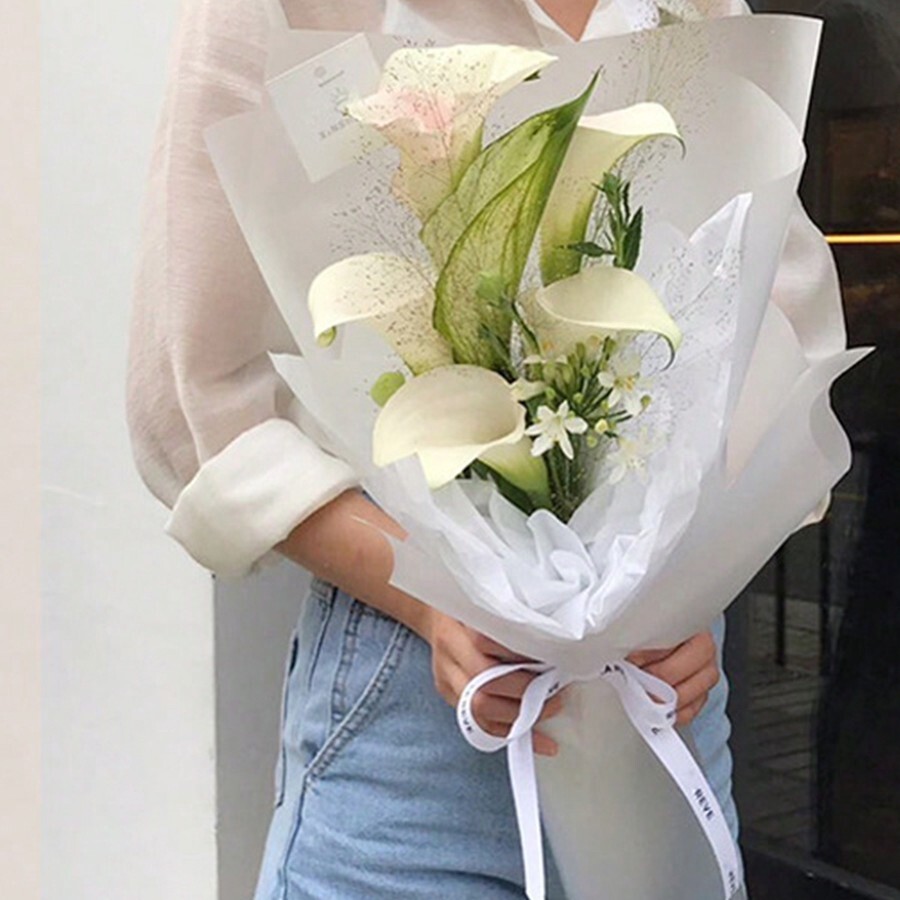 20 Sheets/Package European Style Elegant 2-Toned Wrapping Paper For ...