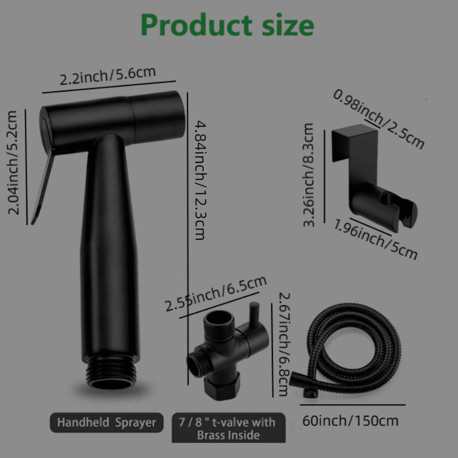 Stainless Steel Handheld Sink Spray Head For Toilet And Bathroom ...