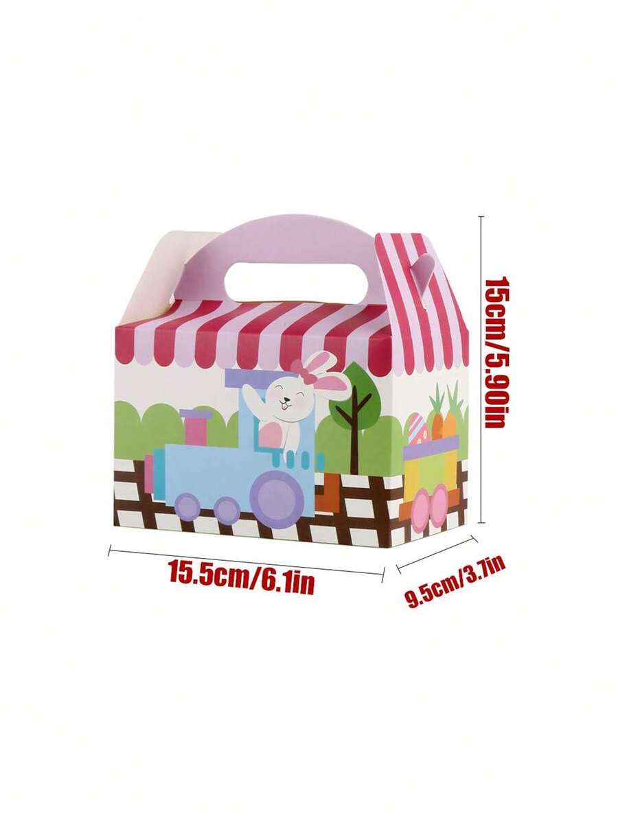 24 Pieces Easter Paper Candy Gift Boxes Treat Cookie Sweet Package ...