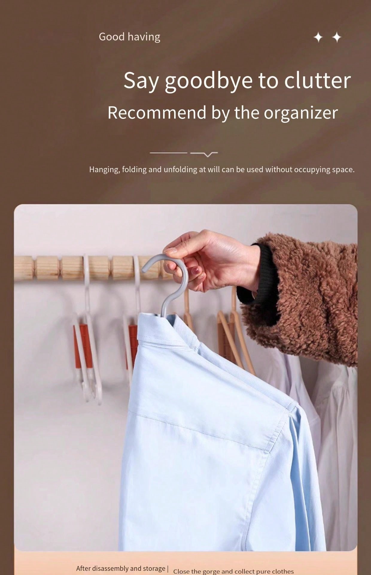 Folds In Half Drying Clothes Hangers, Clothes Closer To The Wall ...