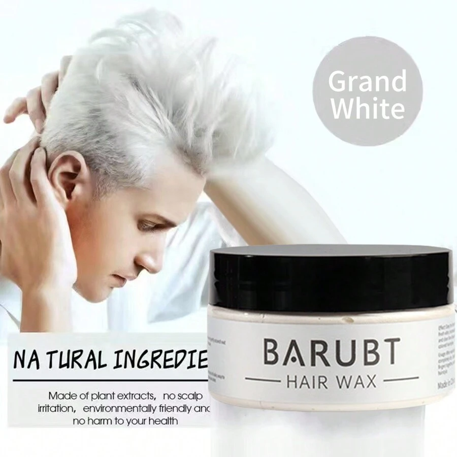 BARUBT BARUBT Temporary Hair Dyeing Wax Instant Shampoo Dyeing Agent ...