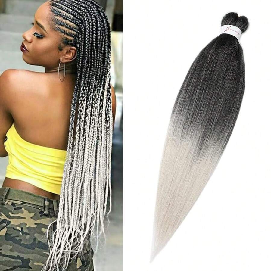 Pre Stretched Braiding Hair 1 Packs/Lot 26 Inch Braid Hair Synthetic ...