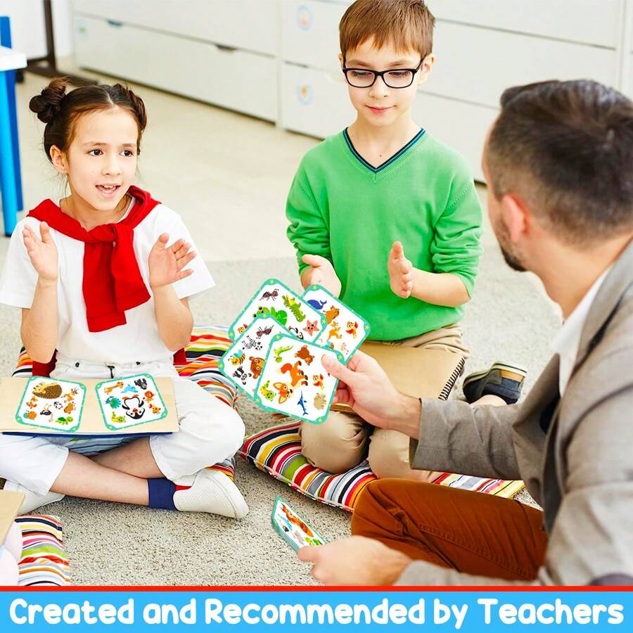 [Certified For Children]55pcs Preschool Flash Cards For Toddlers Ages 3 ...