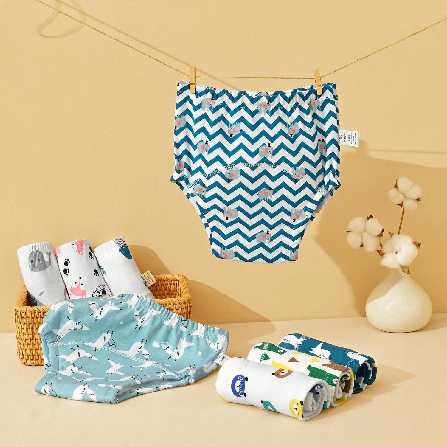 Baby Toilet Training Pants Diaper Cover For Boys And Girls Cloth ...