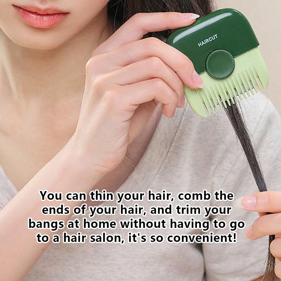 Pocket-Style Hair Trimmer Comb Multifunctional 2-In-1 Trimming ...