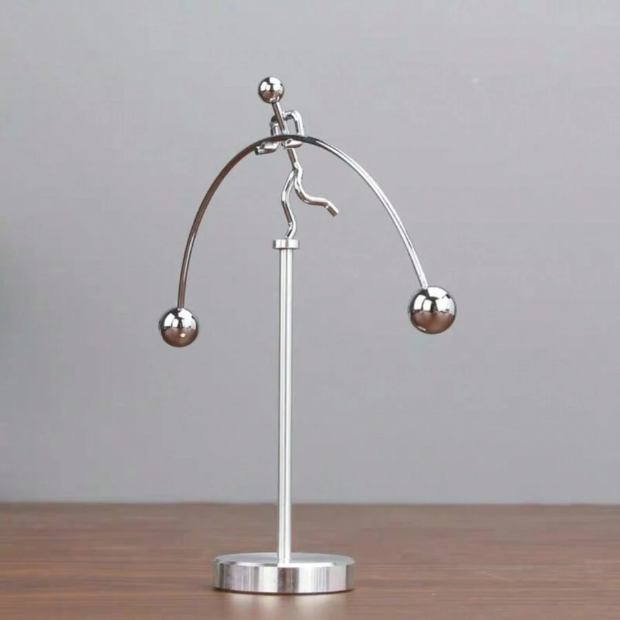 A Large Modern And Simple Design Plastic One-Legged Balance Man ...