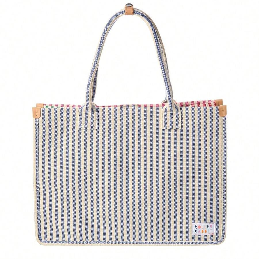 Roller Rabbit Roller Rabbit Stripe Book Tote | SHEIN USA