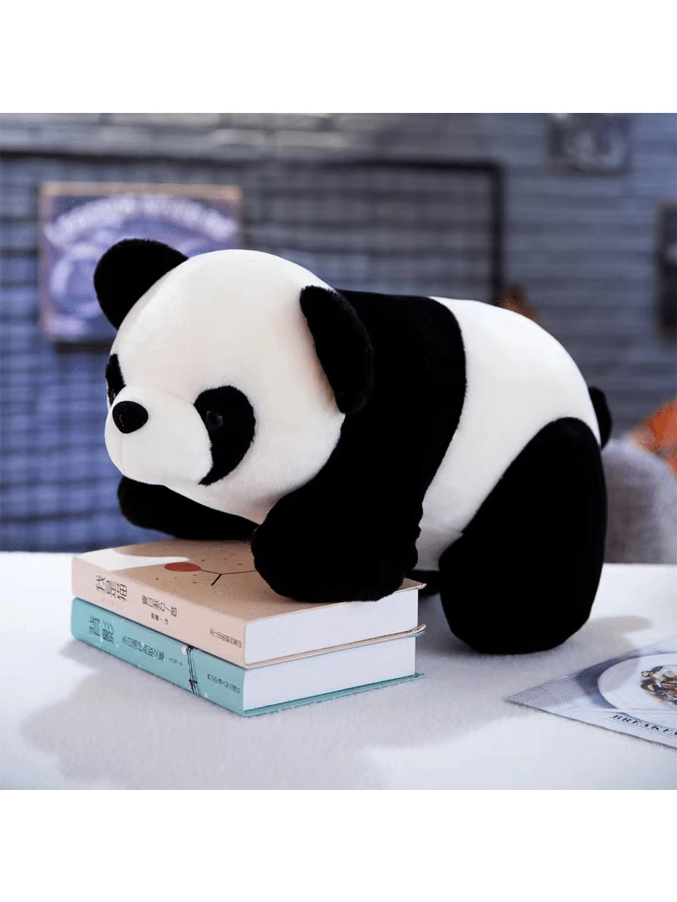 Cute Plush Toy - Realistic Panda Stuffed Animal - Gift Doll Pillow Toy ...