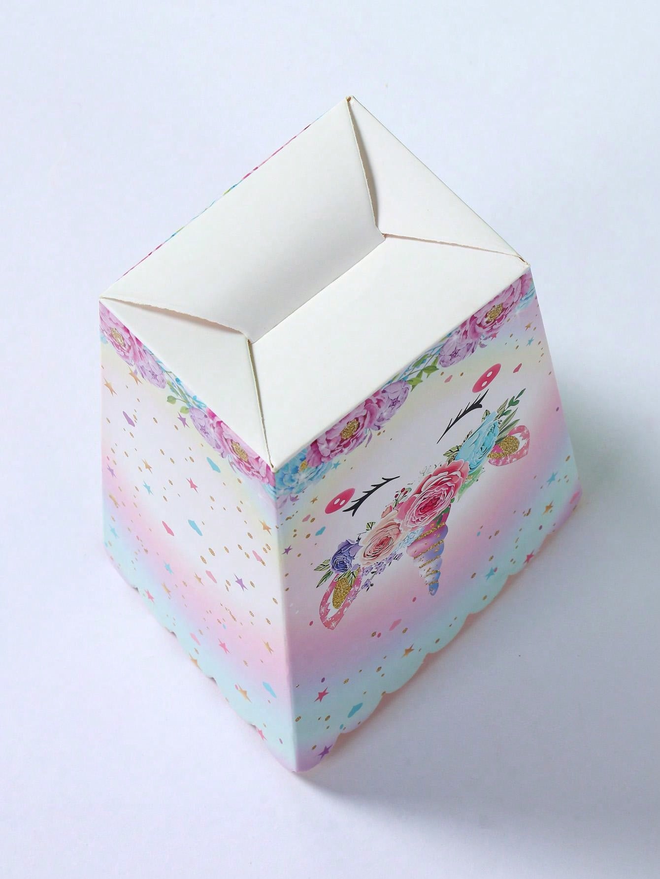 8pcs Pink Unicorn Style Paper Popcorn Box, Food Box, Food Container For ...
