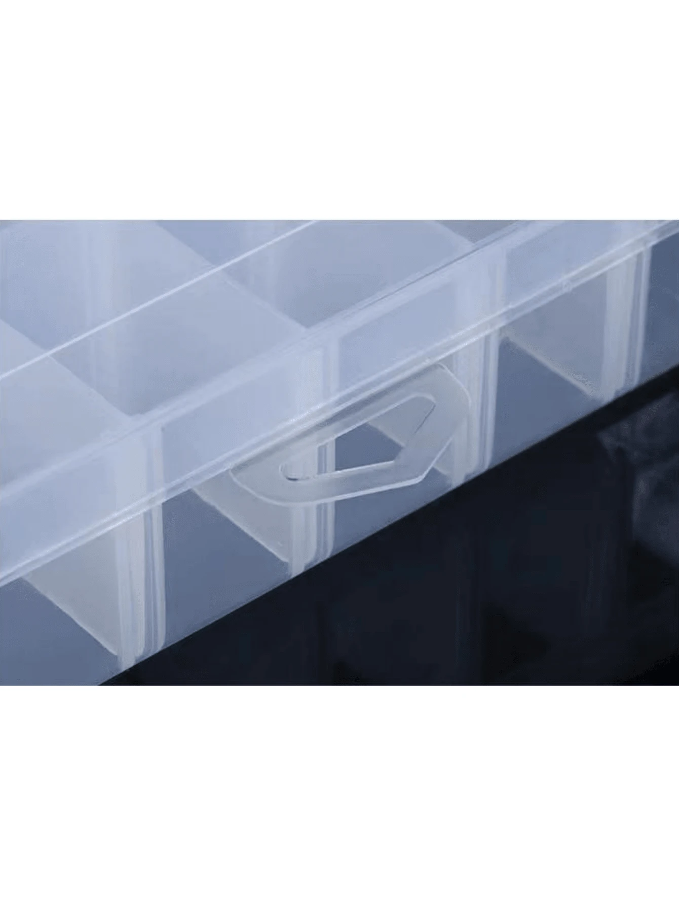 1pc Large 24-Compartment Hardware Parts Plastic Storage Box With Cover ...