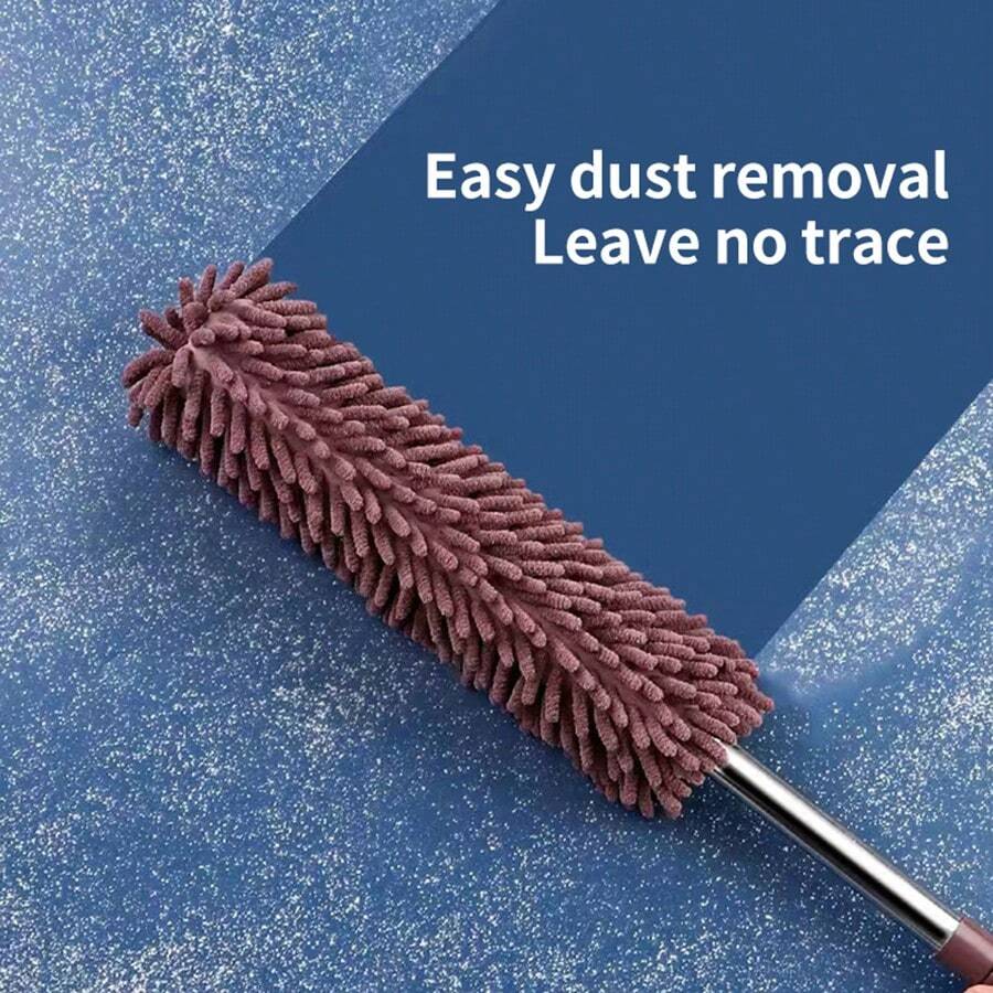 1pc, Chenille Telescopic Dust Duster, Washable Dusters, Extendable Pole ...