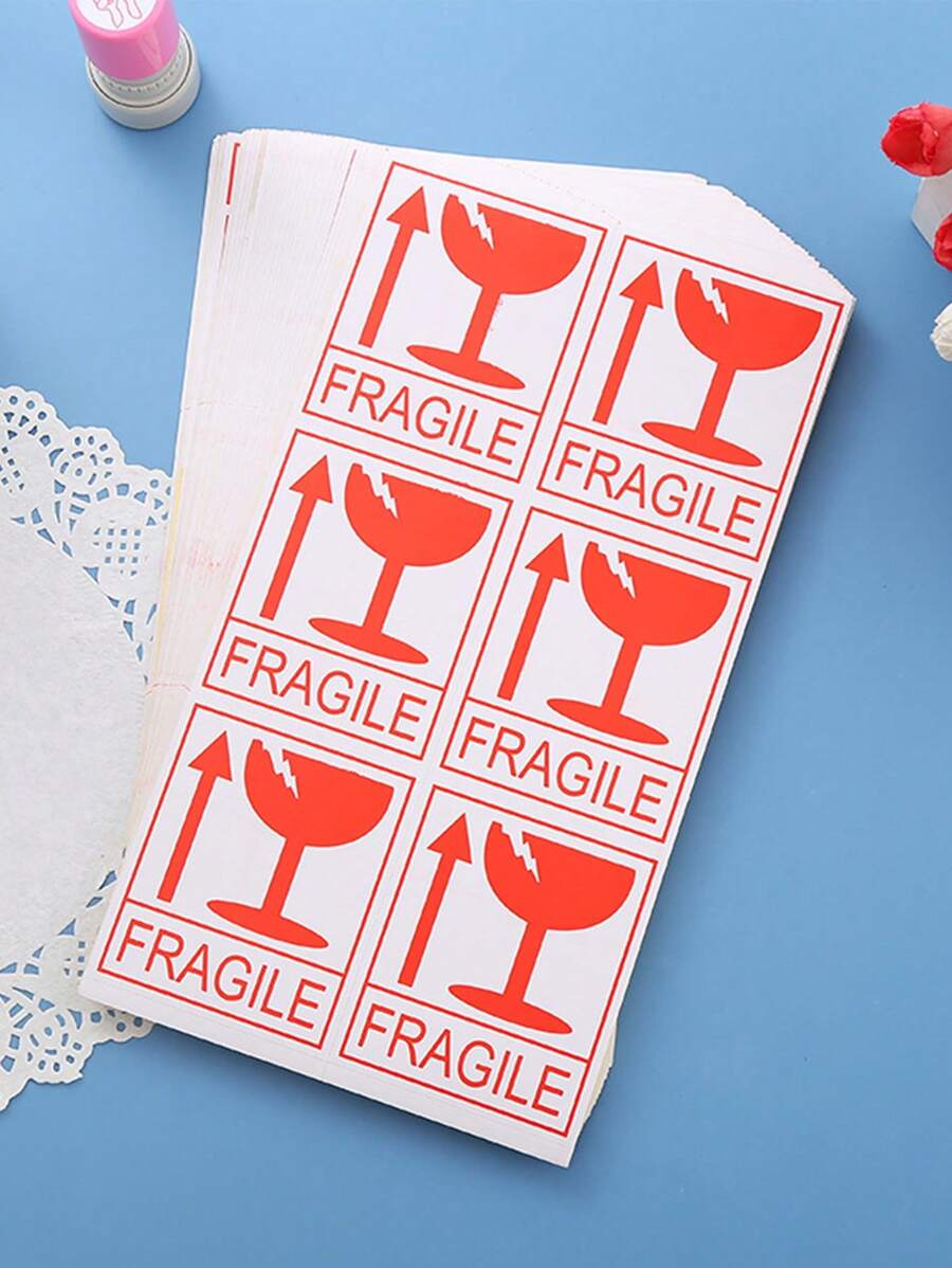 258pcs Fragile Handle With Care Warning Stickers, Fragile Products ...