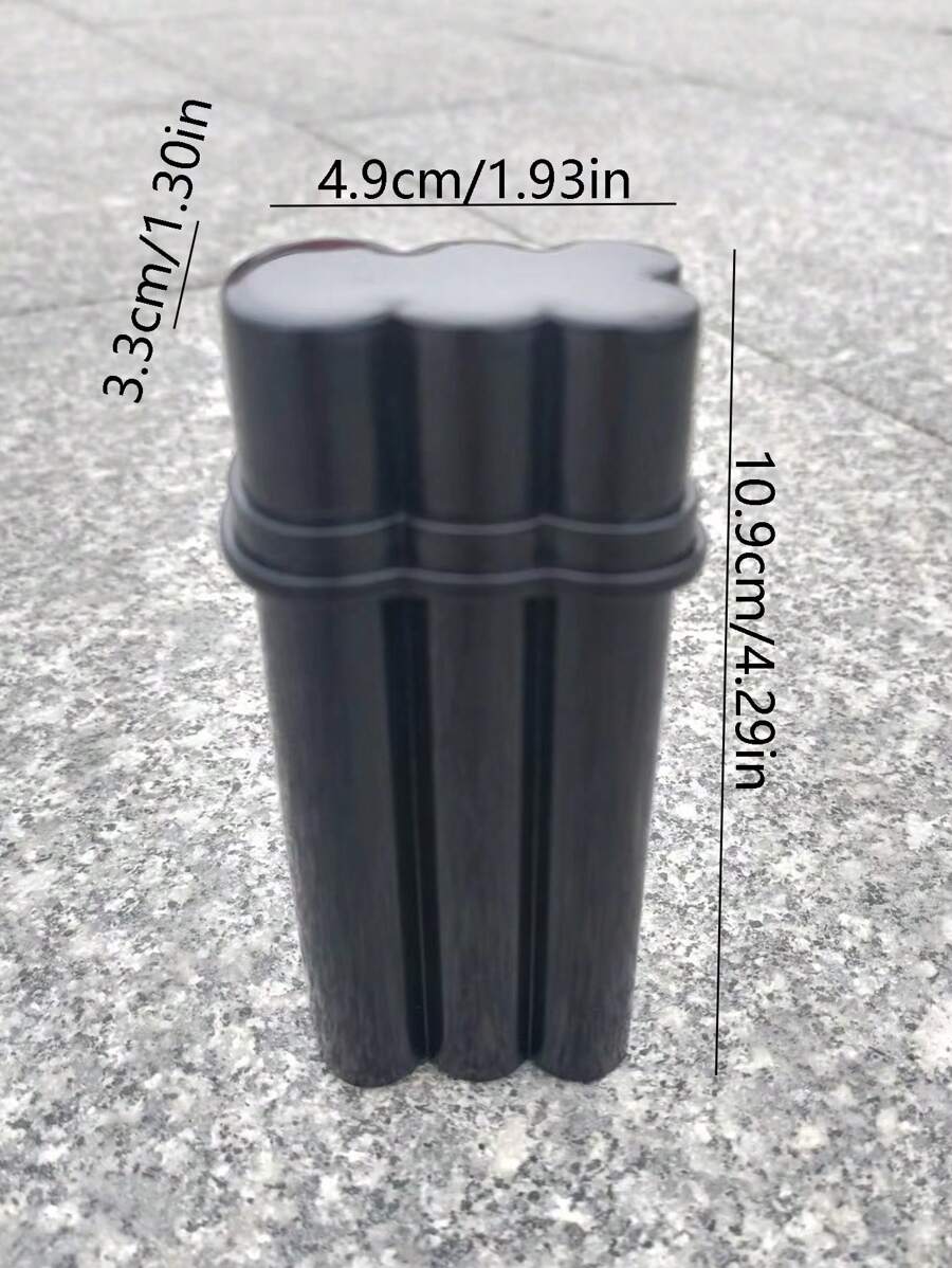 1pc Integrated Flip Top Cigarette Case With 4 Holes And Lighter Storage ...