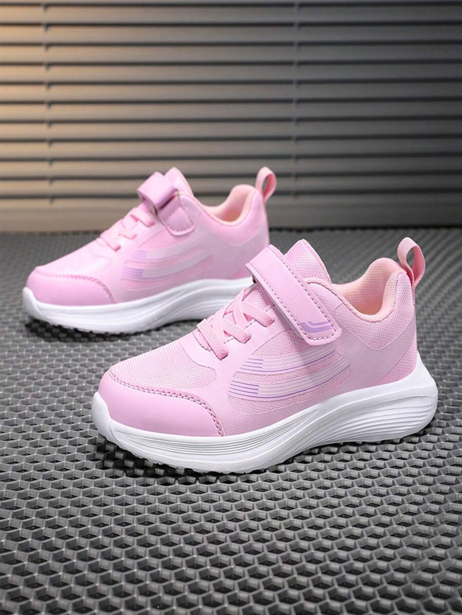 Girls' Athletic Shoes 2024 Spring New Mesh Breathable Casual Sneakers ...