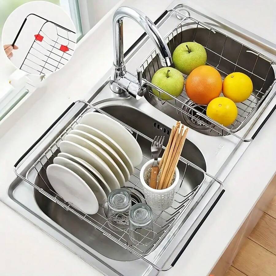 1 Piece, Retractable Stainless Steel Sink Strainer Drain, Retractable ... 1 Piece, Retractable Stainless Steel Sink Strainer Drain, Retractable ...