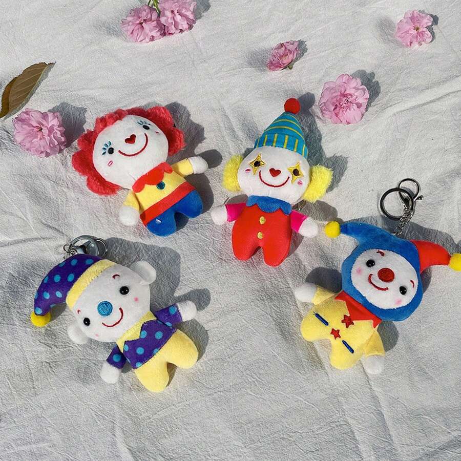 1pc Plush Clown Pet Stuffed Toy, Random Color | SHEIN USA