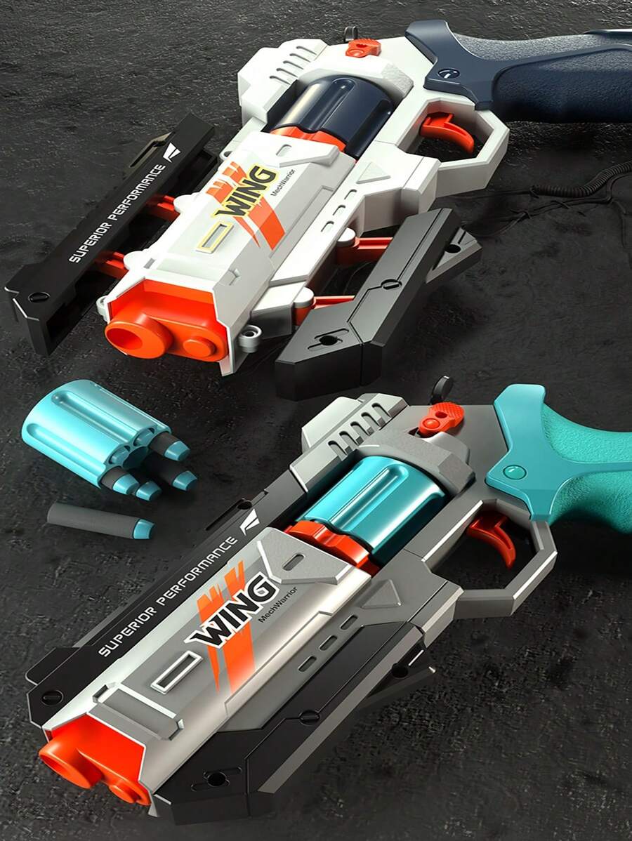 1 Gun Body + 1 Magazine + 12 Bullets, Or 6-Round Barrel With ...