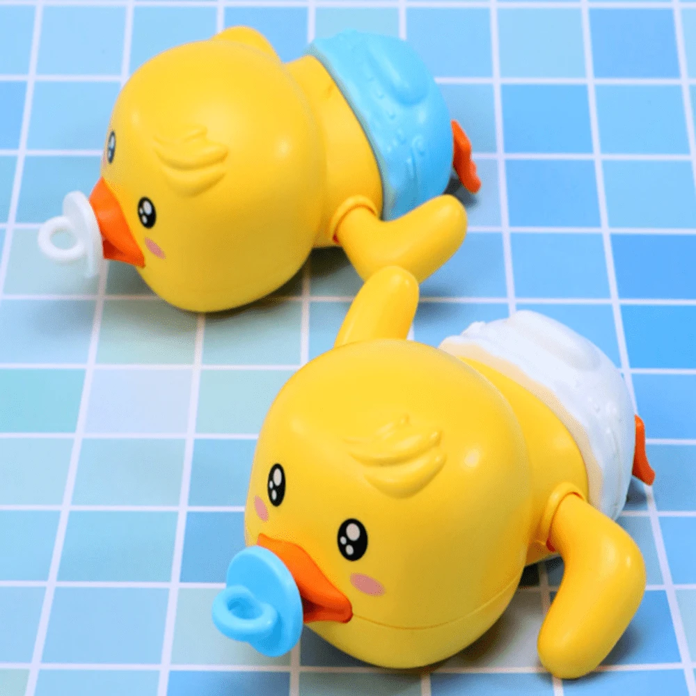 Swimming Duck Toy Float Swimming Wind Up Duck Animal Bath Toys Water ...