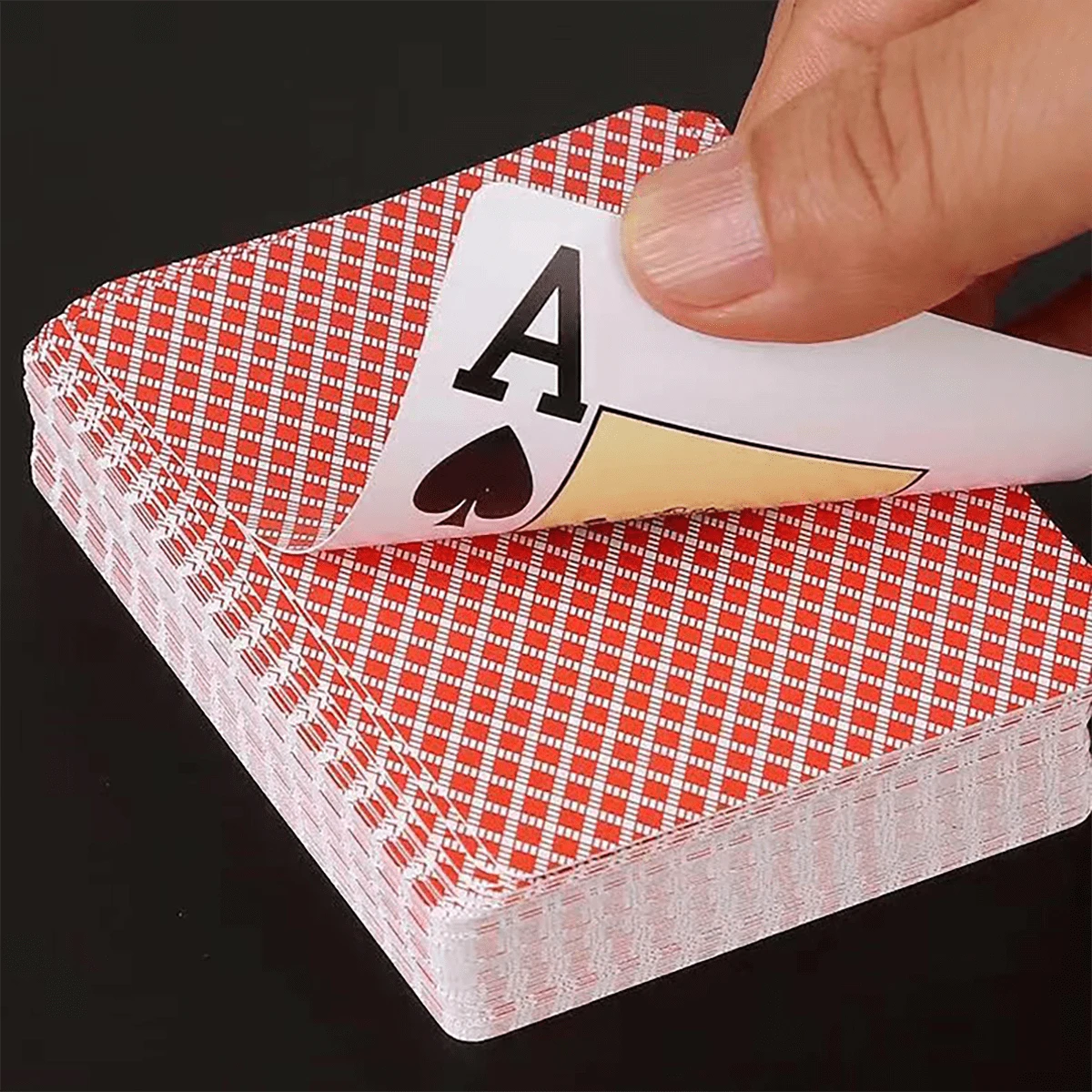 Red Core Paper Poker Playing Cards, Game Tool, Family Game Party Gift ...