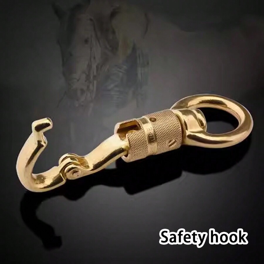 1pc Solid Brass Dog Hook Clasp, Horse Halters Large Hooks, Pet Leash ...