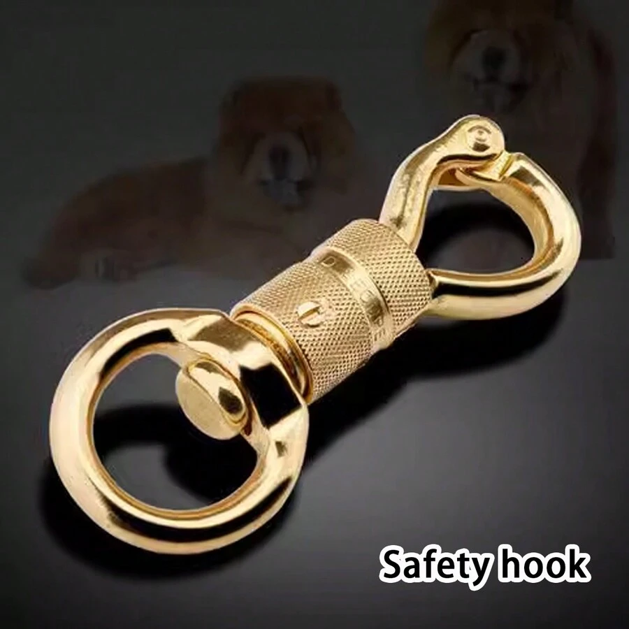 1pc Solid Brass Dog Hook Clasp, Horse Halters Large Hooks, Pet Leash ...
