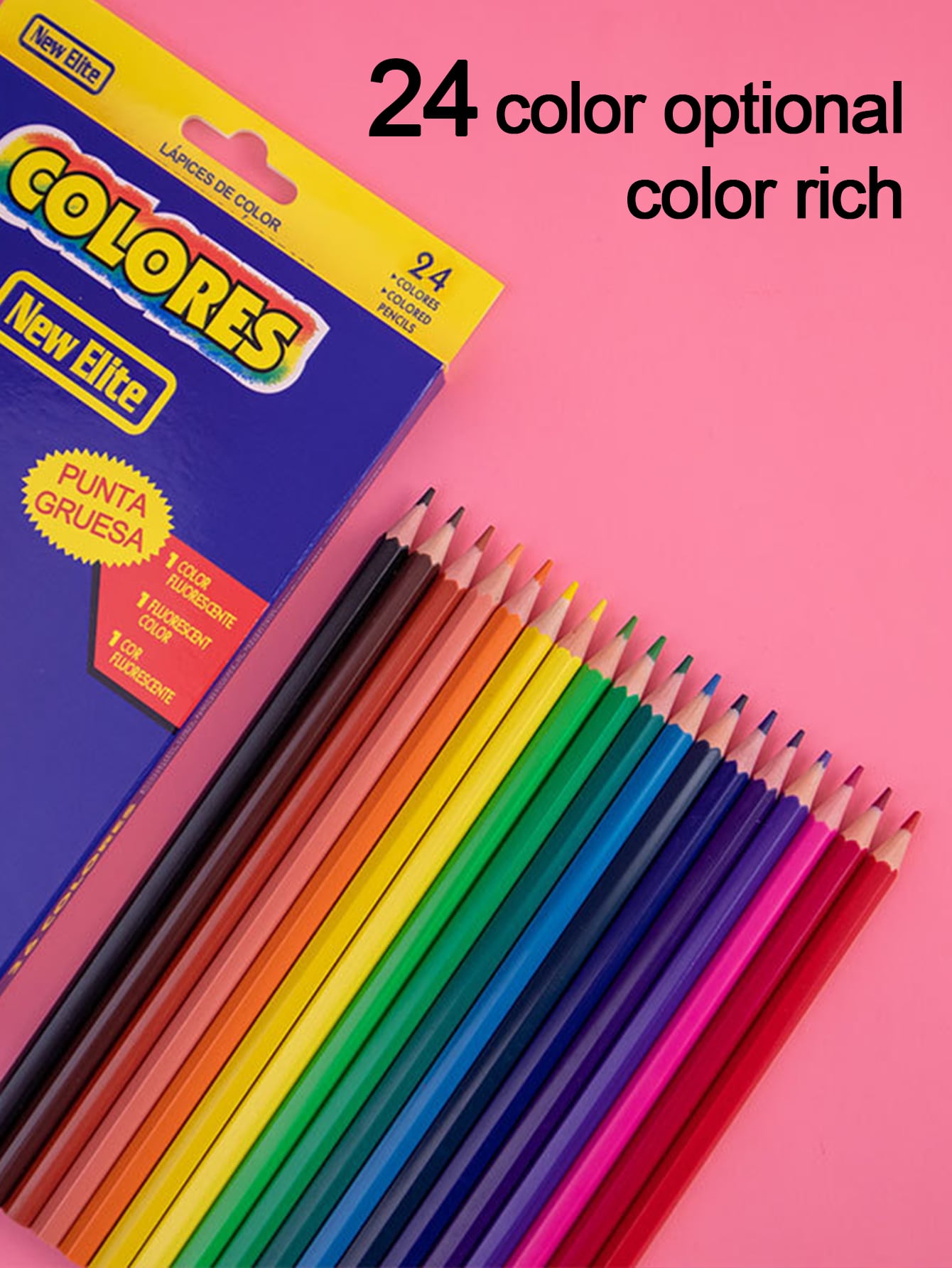 24 Colors Oil-Based Colored Pencils Set, Drawing & Painting Pencils Kit ...