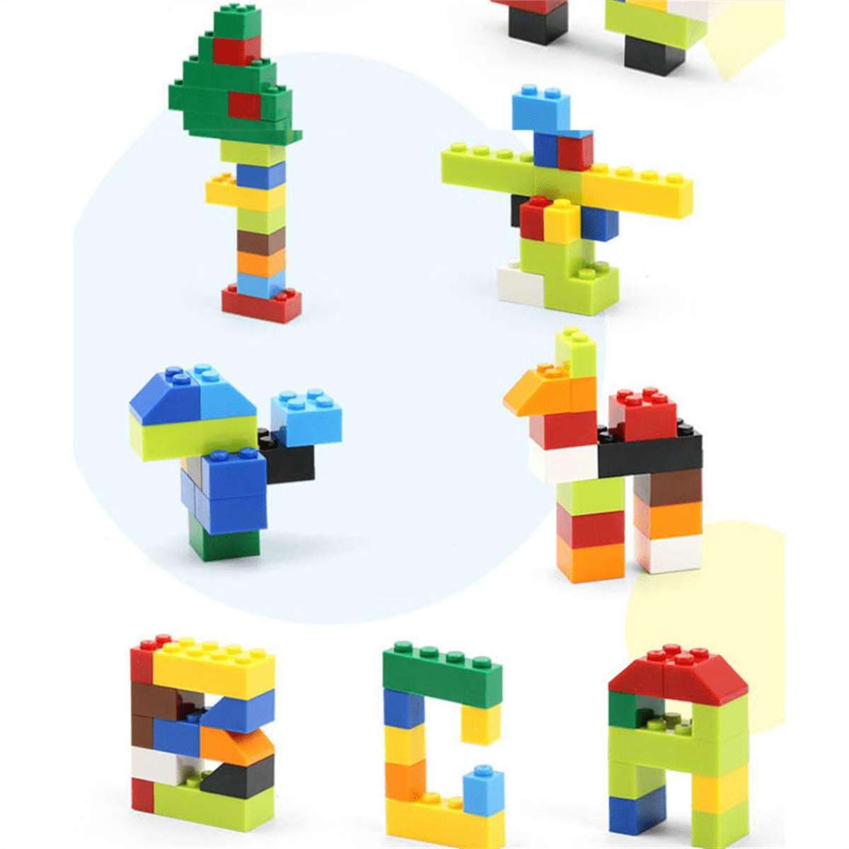 An Interesting Big Block Building Set Comes With A Storage Bucket ...