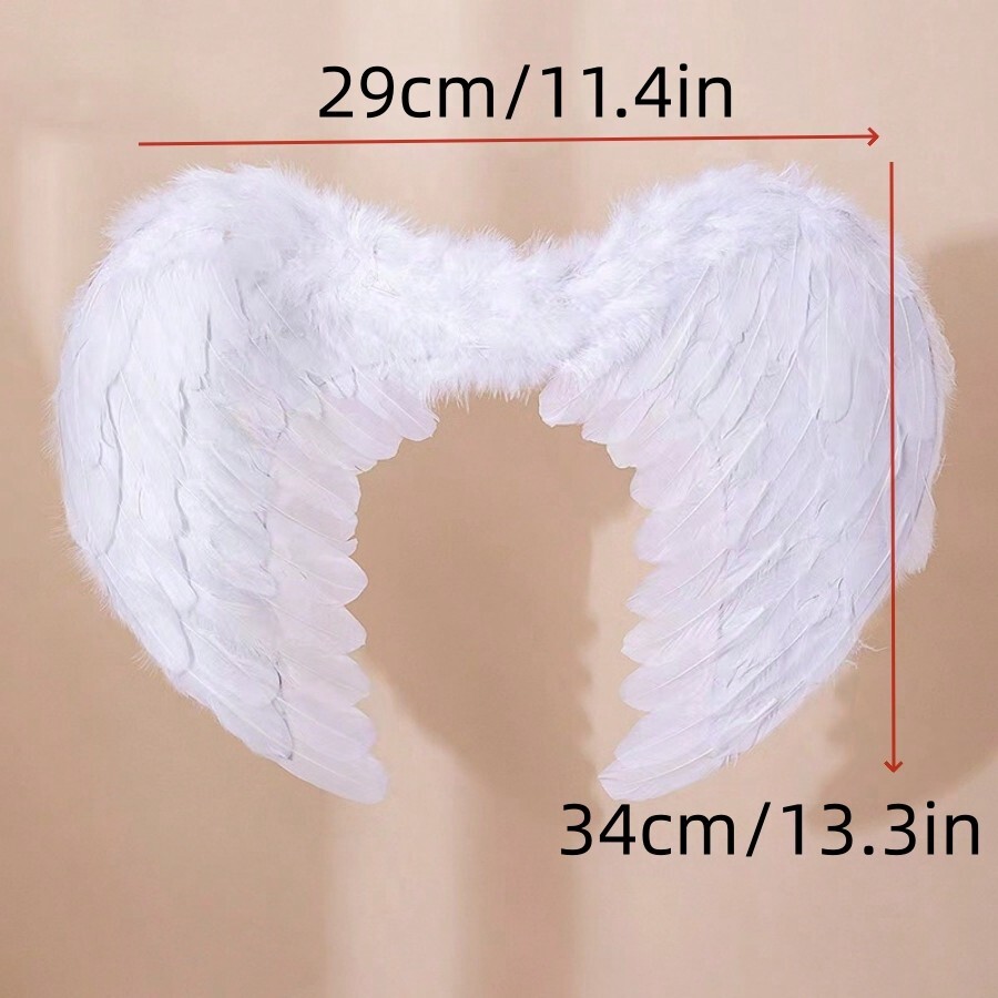 1pc Angel Feather Wings Creative Feather Wings For Festival Stage ...