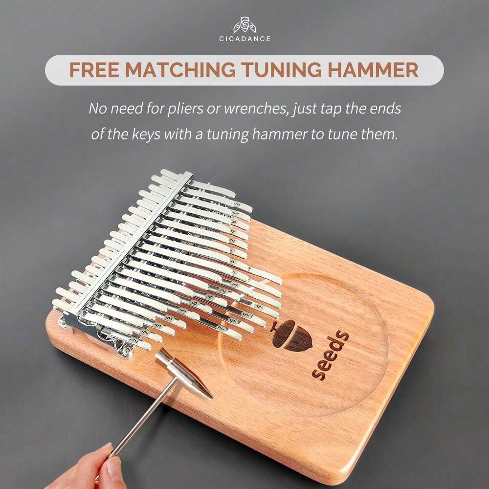 Professional 41 Keys Seeds Chromatic Kalimba C Key 3 Layer Thumb Piano ...