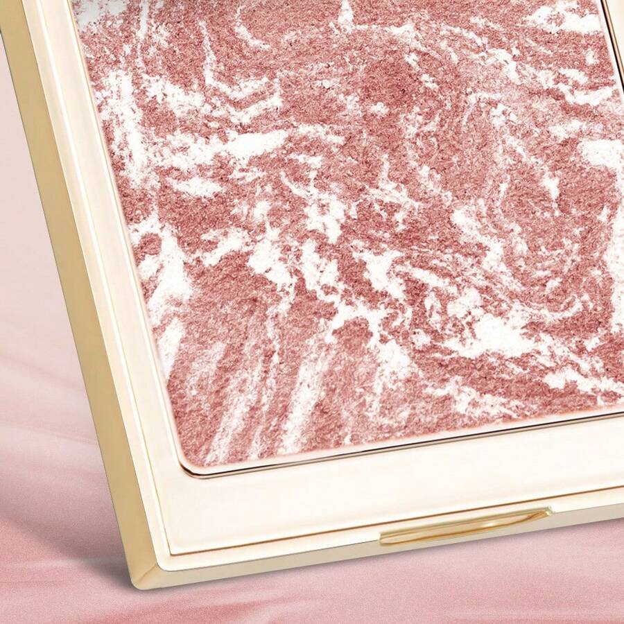 CATKIN Powder Blush For Cheek Blusher Natural Shimmering Blush & Highlight 2 In 1 Creamy ...